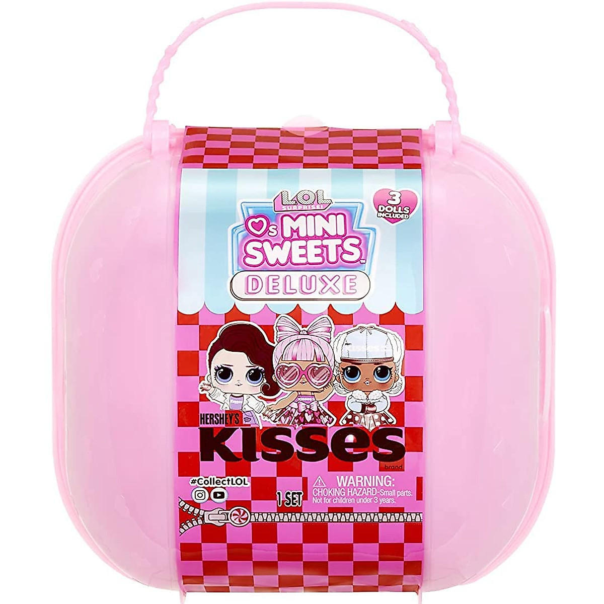 L.O.L. Surprise! Loves Mini Sweets Hershey's Kisses Deluxe Pack with 20+ Surprises, Including 3 Collectible Dolls and Accessories, Holiday Toy, Great Gift Kids Ages 4 5 6+ Years Old