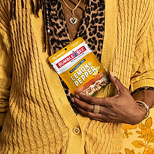 Bumble Bee Lemon & Pepper Seasoned Tuna, 2.5 oz Pouches (Pack of 12) - Ready to Eat - Wild Caught Tuna Packet - 17g Protein per Serving - Gluten Free