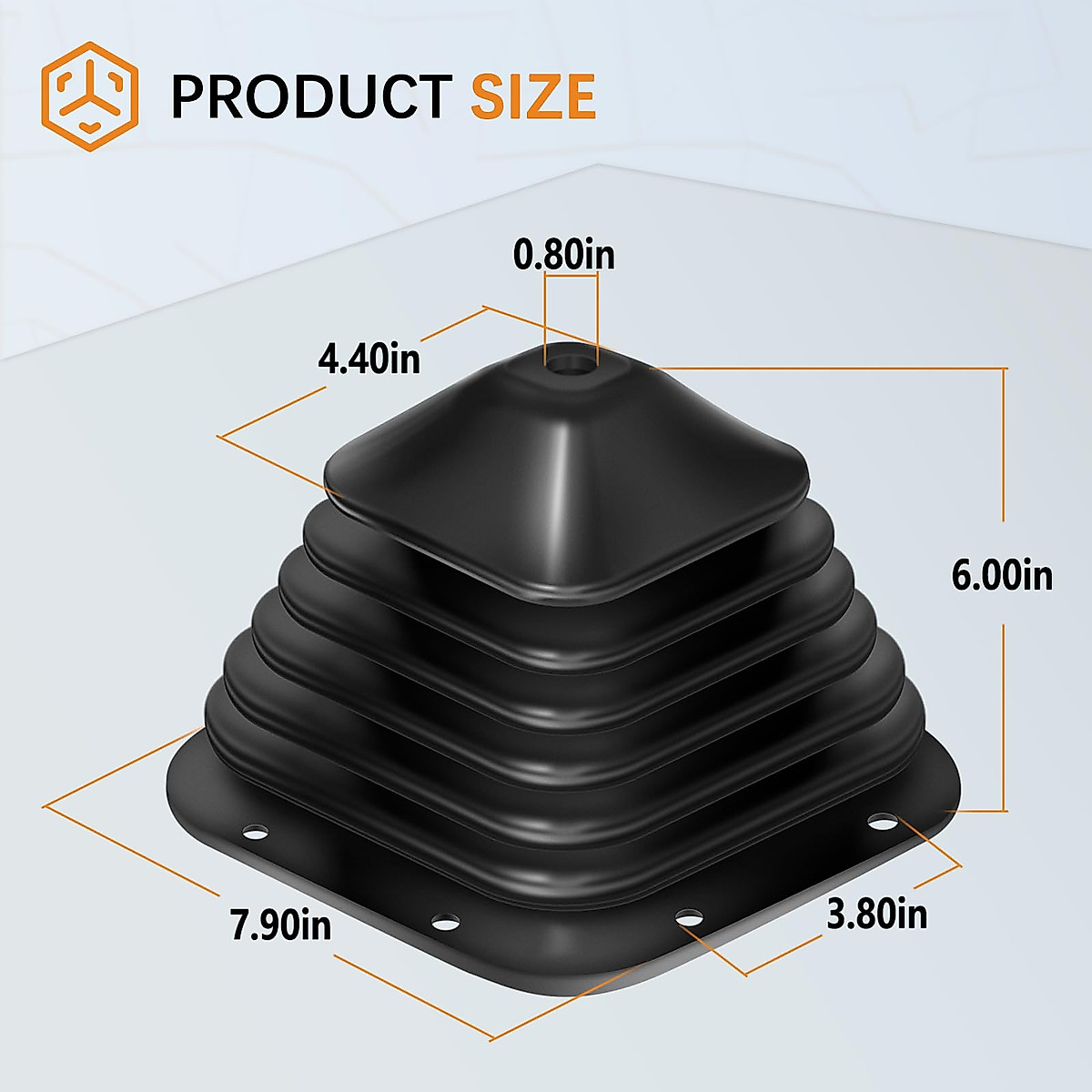 Camoo 924-5405 Automatic/Manual Transmission Shift Boot Compatible with Select Kenworth Models OEM Replacement Part Number K042-79.