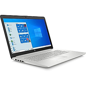 HP Laptop 17-BY4013DX 17.3" HD+ Intel Core i3-1115G4, Intel UHD Graphics, 8GB DDR4 RAM, 256GB SSD Storage, Windows 11 Home in S Mode, Natural Silver (Renewed)