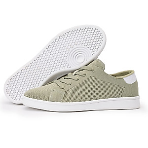 Wryweir Women's Casual Tennis Walking Shoes-Fashion Comfortable Drving Sneaker, Green US 10