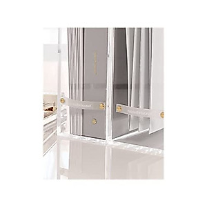 russell+hazel Acrylic File Box Slim, Clear, 4.5” x 12.25” x 10”