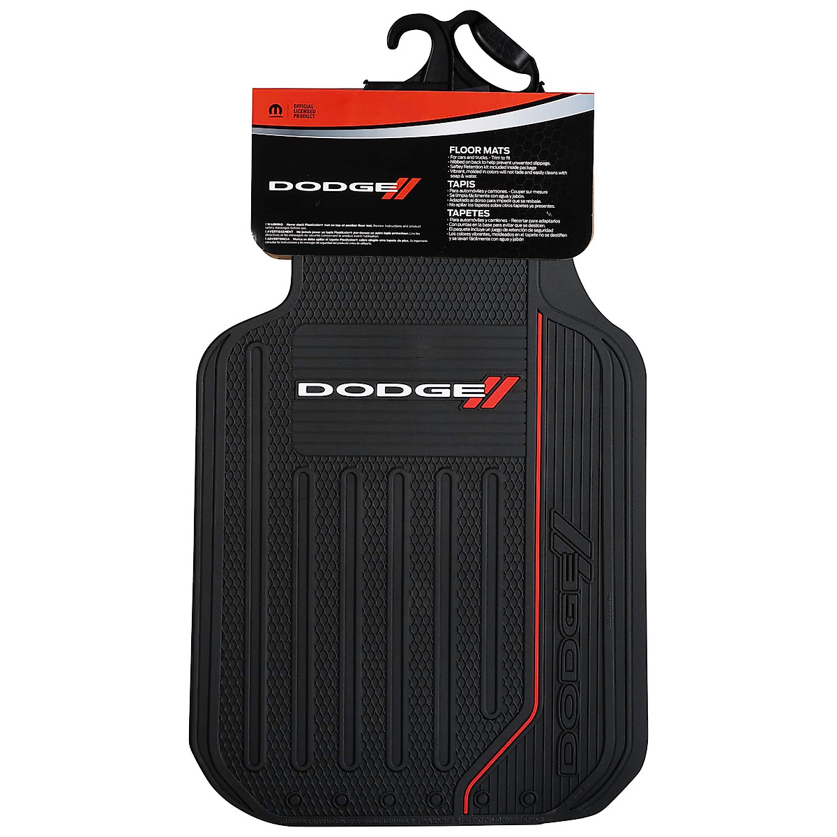 Plasticolor Elite 'Dodge' Automotive Floor Mat Set, (001468R01), Black