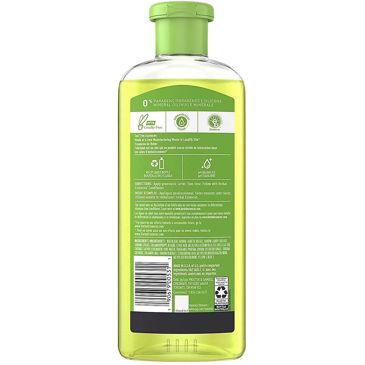Herbal Essences Tea-Lightfully Clean Refreshing Shampoo 10.1 FL OZ (Pack of 6)