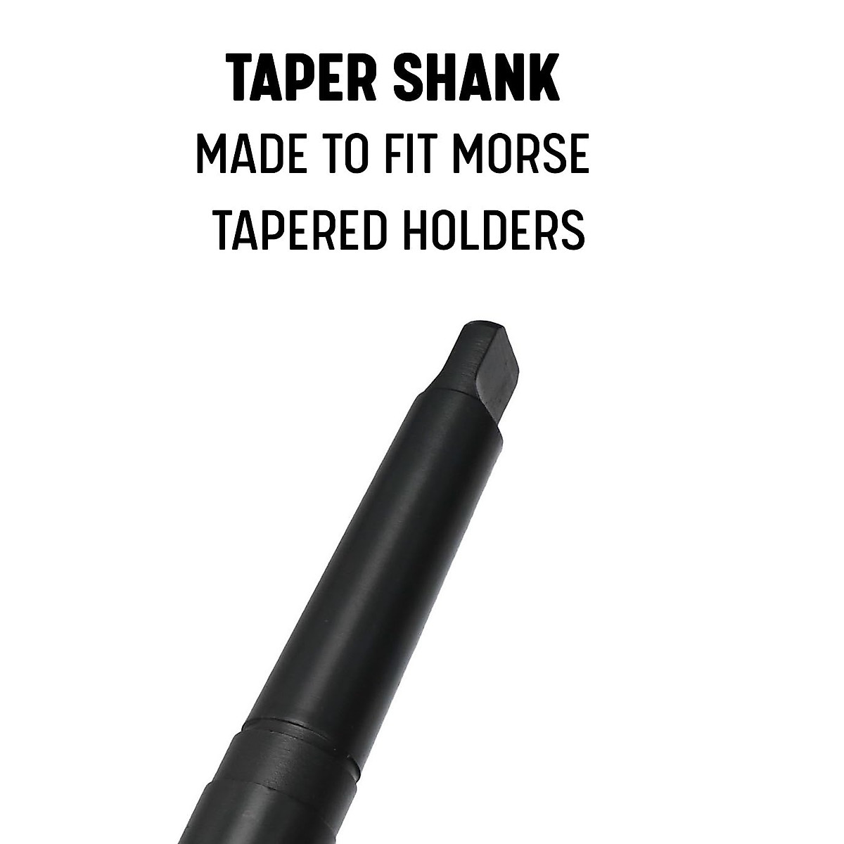 Drill America 2" 4MT High Speed Steel Undersized Shank Taper Shank Drill Bit, DWDTS Series