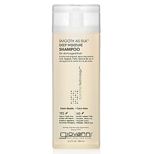GIOVANNI Eco Chic Smooth as Silk Deep Moisture Shampoo, 8.5 Ounce
