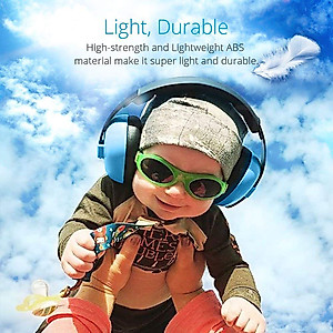Noise Cancelling Headphones for Kids, Babies Ear Protection Earmuffs Noise Reduction for 0-3 Years Babies, Toddlers, Infant (Blue)