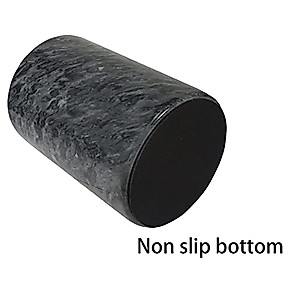 Marble Wine Cooler，Suitable for Wine Barrels or Champagne Cooler 750 ml Bottles, Ideal Gift for Wine Enthusiasts（black）