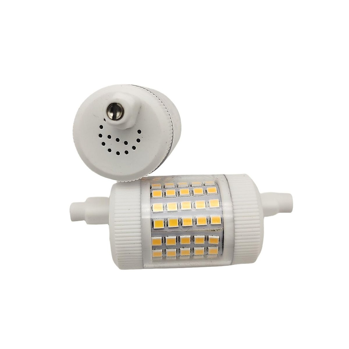 QLEE Dimmable 12w R7s Led Bulb 78mm Daylight 150w Equivalent Halogen Light 3.1" Double Ended J Base T3 R7s 150w 120v Flooding Light Reading Working Security Floor Lamp Soft Light 2PCS