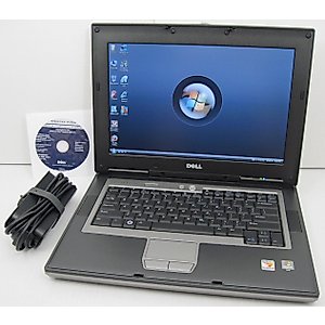 DELL Latitude D531 Laptop with 1.8GHz Dual Core CPU, 2GB RAM, 80GB Hard Drive, DVD/CDRW Optical Drive, Built-In Wifi, and Windows Vista Business