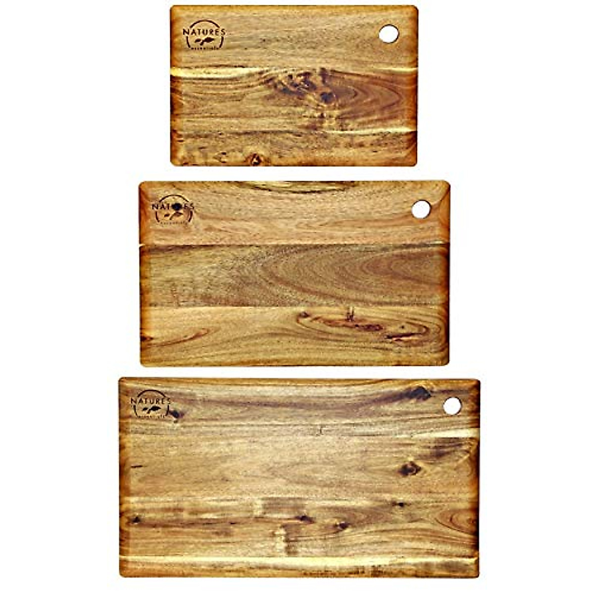 3 PC Acacia Cutting Boards