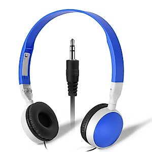 Keewonda Wholesale Bulk Headphones Classroom Earbuds (KW-X25) 25 Pack Kids Headphones in Bulk Foldable Headsets for School,Computer Lab, Library,Hospital, Museums, Testing Centers, Hotels