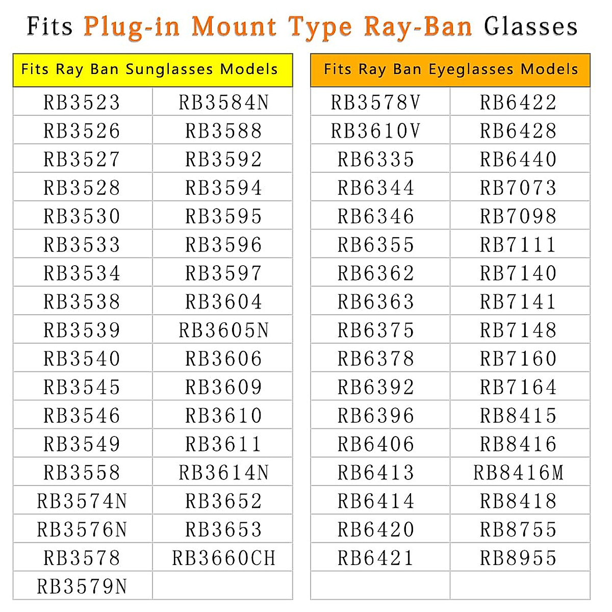 HiCycle2 Replacement Push-in Nose Pads for RayBan RB6335 RB3549 RB4071 RB6336 RB7140 RB8415 Sunglasses Eyglasses Repair-Kits (Silver)