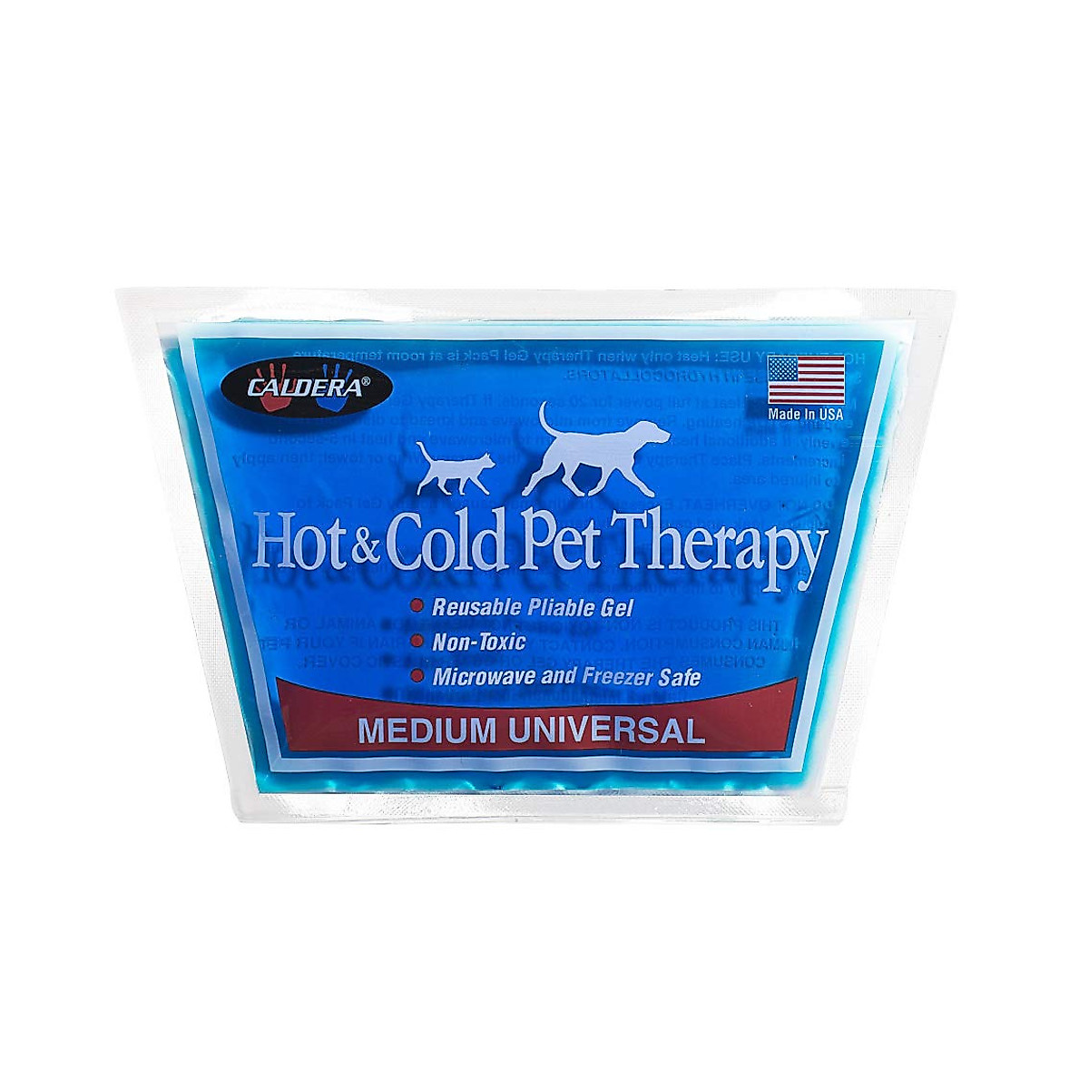 Caldera Pet Therapy Universal Wrap Carpal/Elbow with Gel, Medium, Black (PET205)
