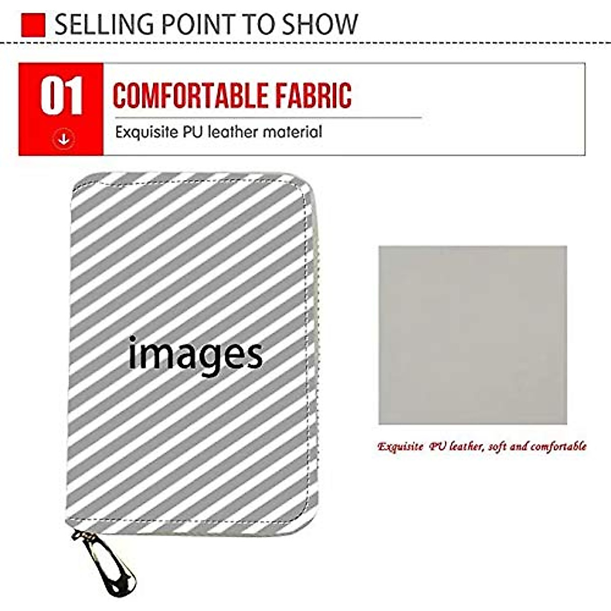 GePrint Customized Credit Card Holder Protector ID Card Window Security Travel Wallet PU Leather Outdoor Shopping Coins Cards Organizer for Women Ladies Holiday Birthday Gifts