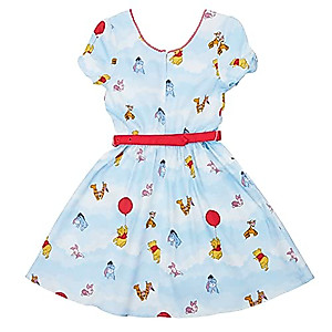 Loungefly Stitch Shoppe Disney Winnie the Pooh: Up in the Clouds Laci Dress, Size Medium