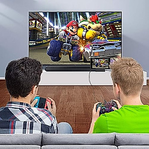 Switch Dock for Nintendo Switch/Nintendo Switch OLED Model, Portable Switch TV Docking Station with 4K/1080P HDMI Adapter and USB 3.0 Port, Switch Charging Stand (No Charging Cable)