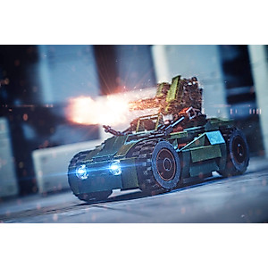 MyBuild Mecha Frame Armed Forces 7002 - Ajax Mech and Army Vehicle Building Toy Military Themed Builing Brick Set