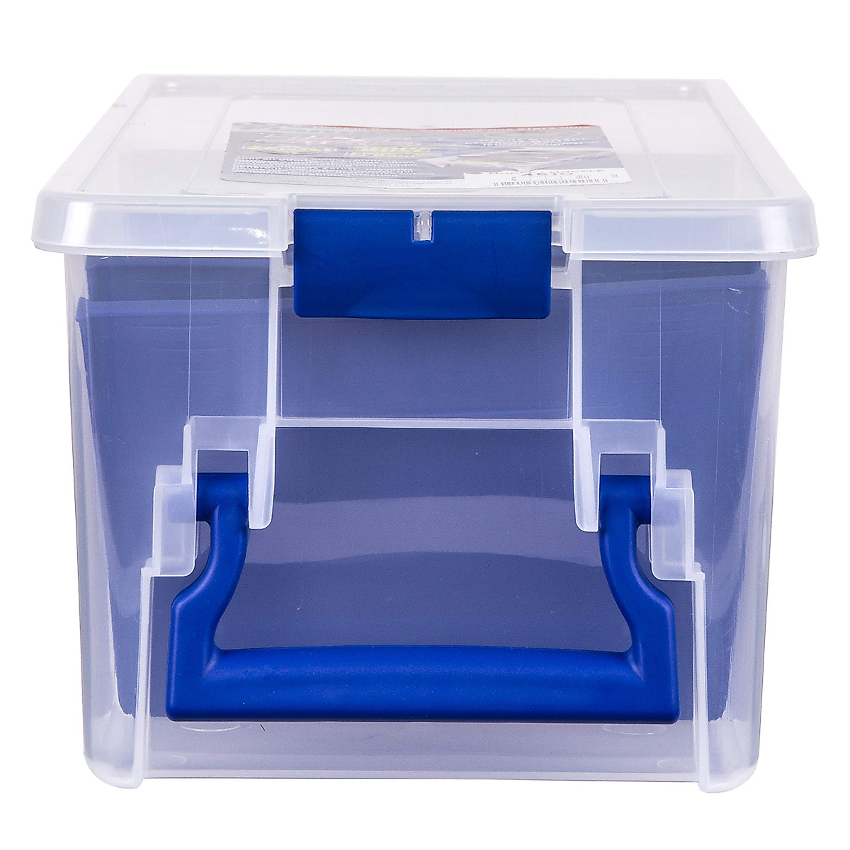 Flambeau Outdoors 4510 Clear Fishing Tackle Box Organizer - Super Half Satchel Soft Fishing Lure Storage Boxes, Bait Box Fishing Tackle Organizer, Tuff Tainer Tackle Box with Zerust Anti-Rust Dividers