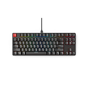 (Keyboard + Keyboard Wrist Rest) Glorious GMMK Modular Mechanical Gaming Keyboard (TKL) + Glorious Padded Wrist Rest (Black) (TKL) (Bundle)