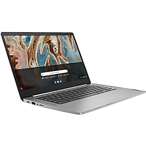 Lenovo 2023 Newest Chromebook Laptop Business Student, 14" FHD Touchscreen, Octa-Core MediaTek MT8183 (Upto 2GHz), 4GB RAM, 64GB eMMC, 802.11ac WiFi, Webcam, 10 Hours Battery, Chrome OS+MarxsolCables