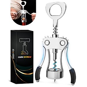 Christmas Stocking Stuffers for Men Women Wine Opener Gifts for Adults Wine Bottles Opener Wing Corkscrews Valentine's Birthday Unique Gadgets Ideas for Dad Father Mom Him Her Who Have Everything