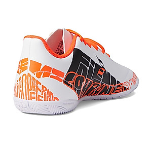 adidas X Speedportal Messi.4 Indoor Soccer Shoe, FTWR White/Core Black/Solar Red, 5.5 US Unisex Big Kid
