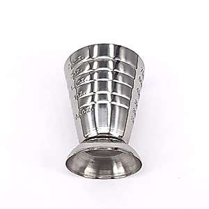 Stainless Steel Jigger Cup Bartender Measuring Cups Bar Wine Shaker Jiggers Drink Mixer Bartender for Cocktail