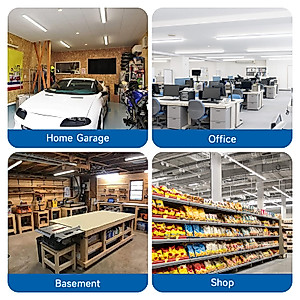 SHINESTAR 20-Pack 8FT LED Bulbs, Ballast Bypass, 44W 6500K Daylight, F96T12 LED Replacement for T8 T10 T12 Fluorescent Tubes, FA8 Single Pin, Dual-end, Clear Cover