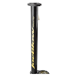Topeak JoeBlow Max HP Bike Floor Pump, 160 PSI/11 BAR, TwinHead,Black