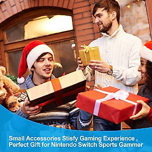 2023 Switch Sports Accessories,12 in 1 Nintendo Switch Sports with Tennis Rackets,Sword Grips,Golf Clubs,Wrist Dance Bands & Leg Strap,Joy-con Wrist Band