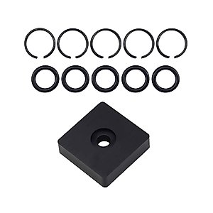MEFONKOU 1/2" Impact Socket Wrench Retainer Rings for Electric Air Wrench with Anvil Retaining Ring Install Tool（5 /Pack）