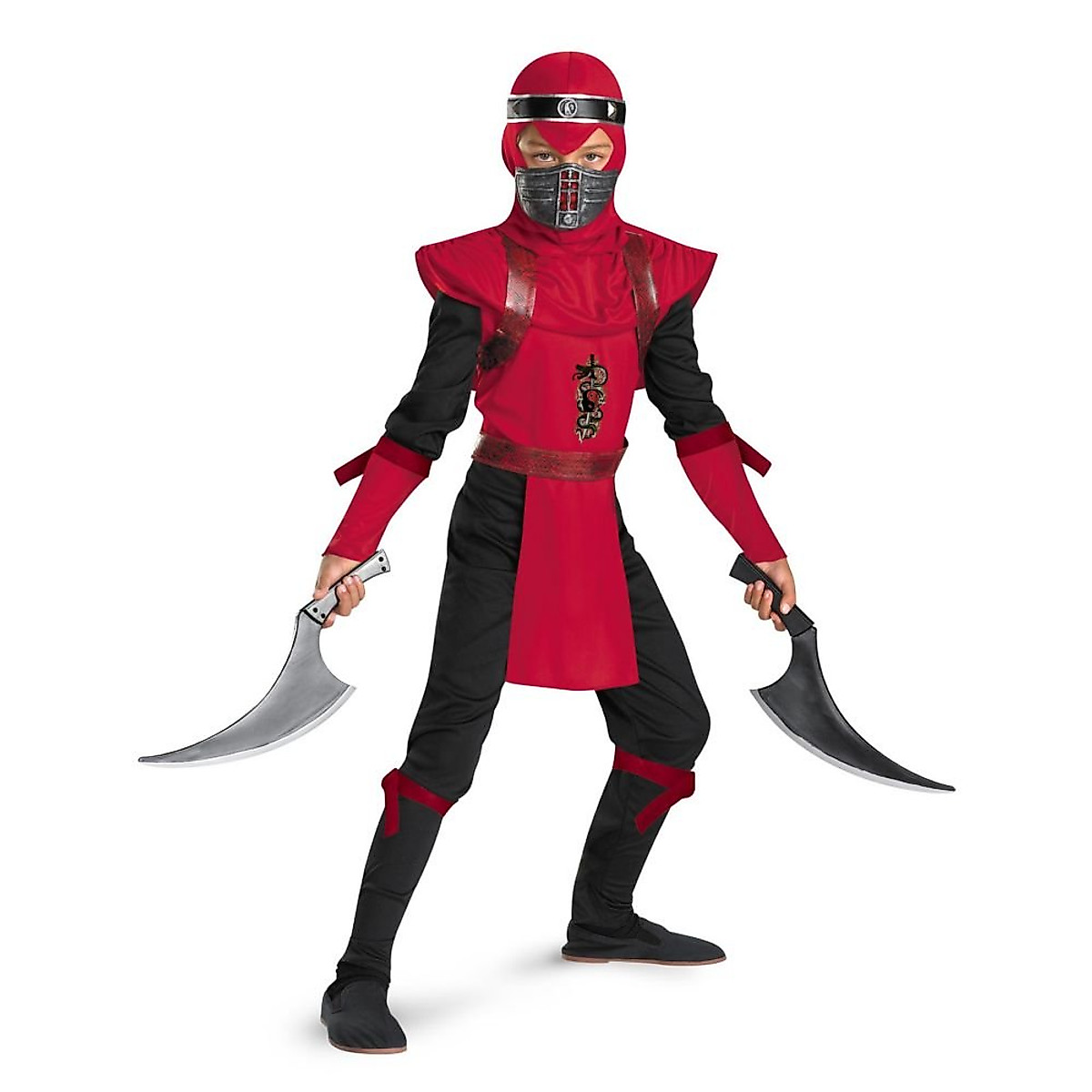 Disguise Red Viper Ninja Deluxe Child Costume - Small