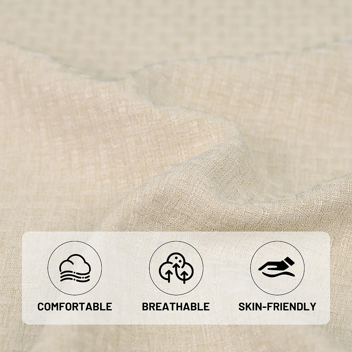 Lokex Bench Cushion,36x14In Thick and Breathable Bench Cushions for Indoor Furniture,Tufting Window Seat Cushions Indoor,Cream