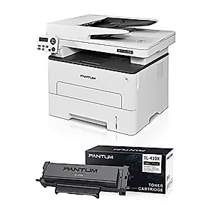 Pantum M7102DW Monochrome Wireless All-in-one ADF Multifunction Laser Printer, Auto Duplex, Copy＆Scan(W5G63B) with TL-410X