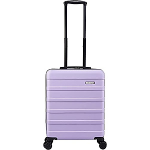 Cabin Max Anode 44L 55x40x20cm (22x16x8inch) Carry On Hand Luggage Suitcase - Lightweight, Hard Shell, 4 Wheels, Smart USB Port, 3 Digit Combination Lock (Lavender)