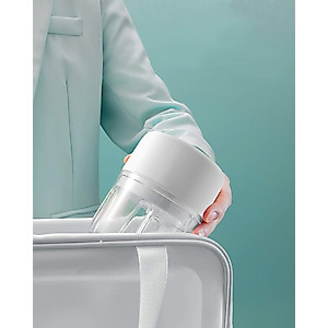 AYOTEE Cordless Electric Small Food Processor, Mini Food Chopper for Garlic Veggie Vegetables Fruit, Salad Mincing & Puree, Kitchen, 1Cup 250ML, BPA Free, White