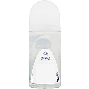 NIVEA 50ml Invisible Black And White Clear Roll On Anti Perspirant Deodorant original 1 Count