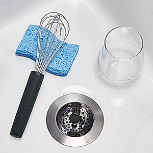 KitchenAid Stainless Steel Sink Strainer, one size, Black