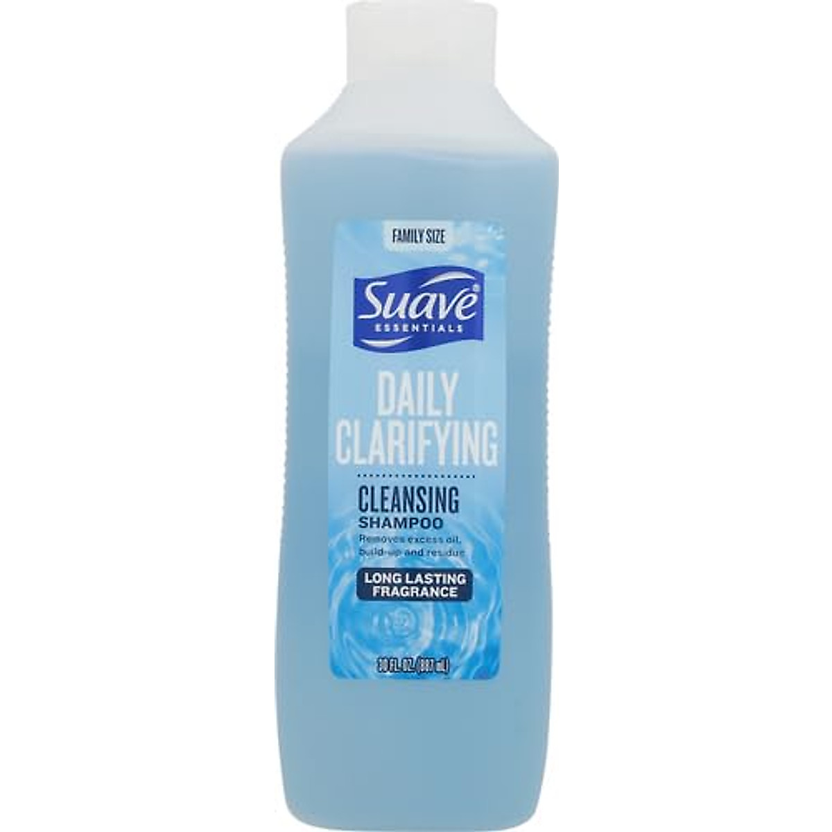 Suave Essentials Anti Residue Shampoo for Normal to Oily Hair Daily Clarifying Hair Shampoo with Deep Cleansers 30 oz