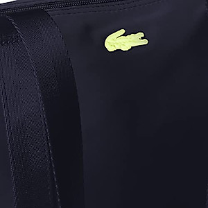 Lacoste Shoulder Bag, Marine 166 Jaune Fluo
