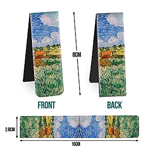 Magnetic Bookmarks 14Pcs Book Mark 3.1’‘ Page Magnetic Markers with Magnet Book Markers Page Clip for Students Teachers School Home Office Reading Supplies