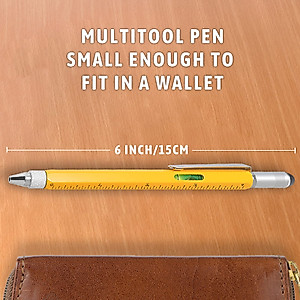 Gifts for Men Multitool Pen,7 in 1 Multi-Functional Stylus Pen,Cool Gadgets,Gifts for Grandpa Husband Dad Boyfriend,Unique Mens Valentines Gifts from Daughter