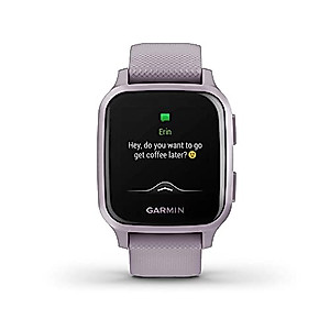 Garmin Venu Sq, GPS Smartwatch with Bright Touchscreen Display, Up to 6 Days of Battery Life, Orchid Purple (Renewed)