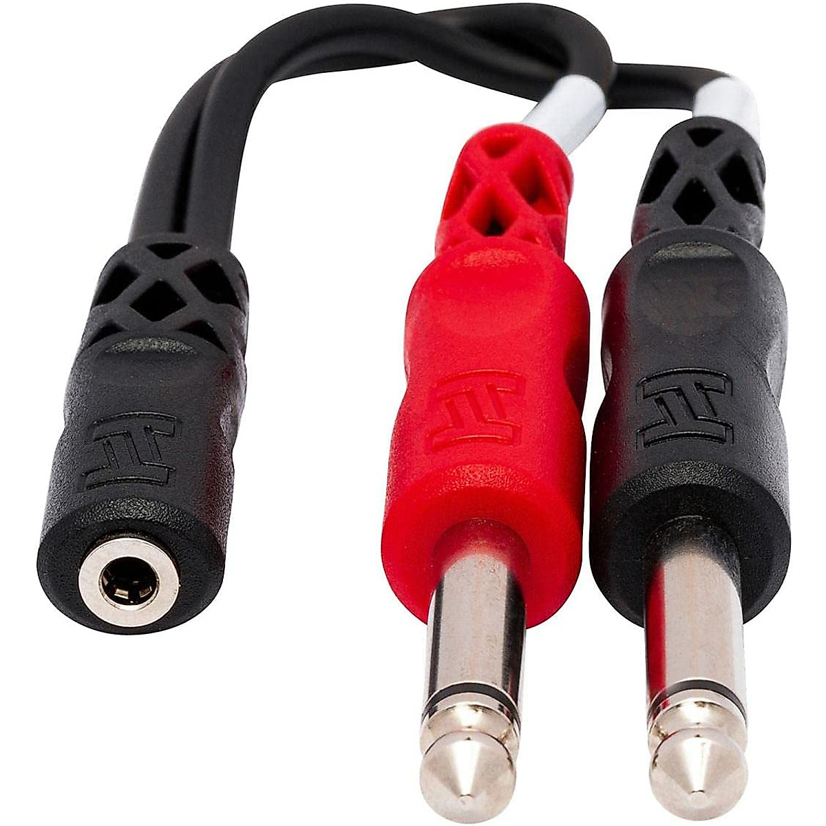 Hosa YMP-434 3.5 mm TRSF to Dual 1/4" TS Stereo Breakout Cable