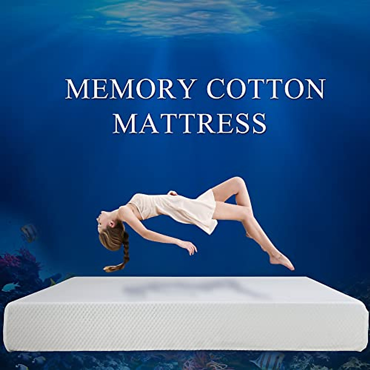Sentiment Memory Foam Mattress 8 inch Gel Mattress Cool Sleep Pressure Relief Medium Firm Mattresses CertiPUR-US Certified/Bed-in-a-Box/Pressure Relieving (Queen)