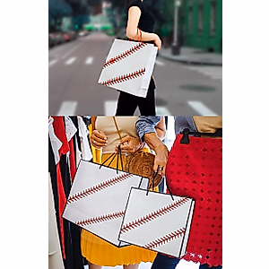 HOME&I Baseball Stitches Design Packaging Tape 44 Yard Cellophane Adhesive Baseball Tape Funny Home Decor,Scrapbooking,Baseball wrapping paper roll wall decals stickers (1 Pack-Baseball Design Tape)