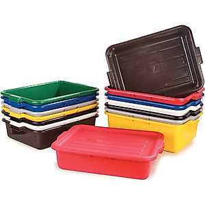 CFS N4401023 Comfort Curve Ergonomic Wash Basin Tote Box, 5" Deep, Gray