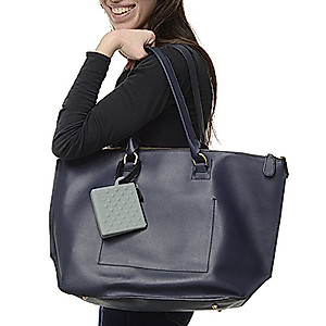 CB Go Small Silicone Pouch. On-The-Go for Stroller and Diaper Bag Organizer for Pacifiers, Keys, Credit Cards & More, Grey