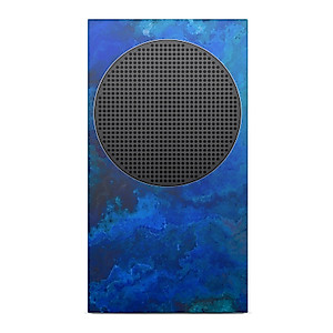 Head Case Designs Officially Licensed LebensArt Blue Malachite Art Mix Vinyl Sticker Gaming Skin Case Cover Compatible with Xbox Series S Console and Controller Bundle